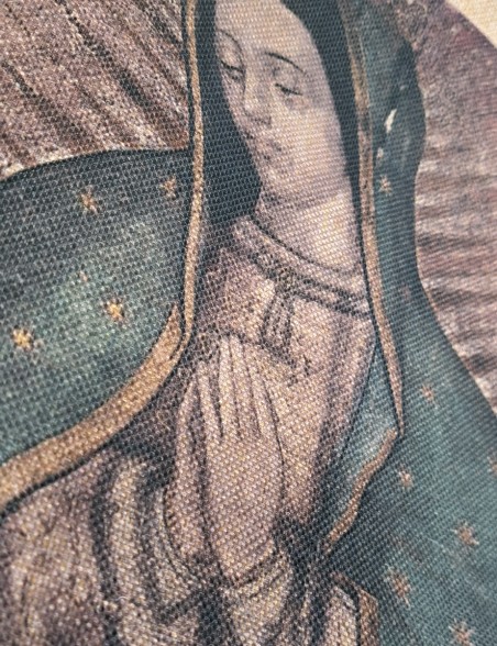 (Only USA) Replica Tilma of Our Lady of Guadalupe (T1 True size - 169 X ...