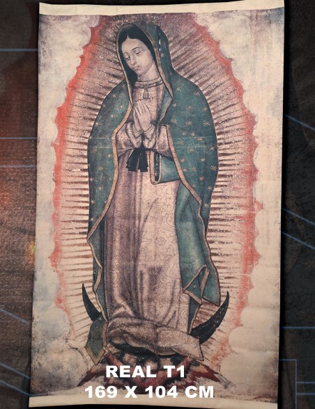 Tilma Réplica Virgen de Guadalupe (Tamaño T1 Original - 169 X 104 cm)